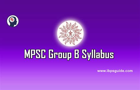 MPSC Syllabus MPSC Syllabus Exam Pattern For Group B
