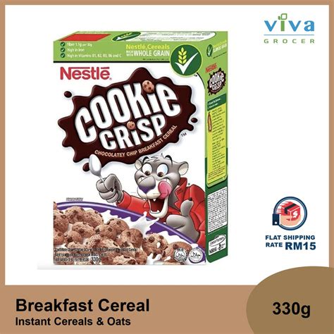 Nestle Breakfast Cereal Cookie Crisp Chocolatey Chip 330g Shopee Malaysia