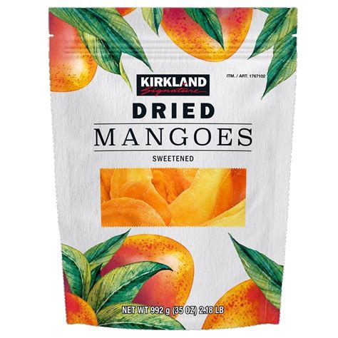 Kirkland Signature Dried Mangoes Sweetened 35 Ounce