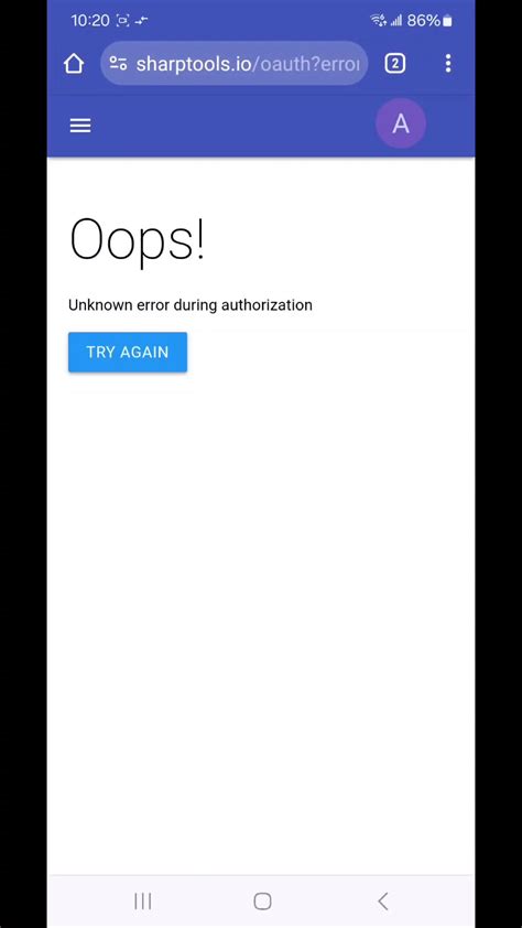 smartthings authorization unknown error devices and integrations