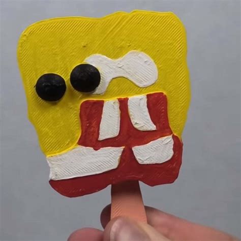 Free Stl File Spongebob Popsicle Cult・3d Printable Object To Download・cults