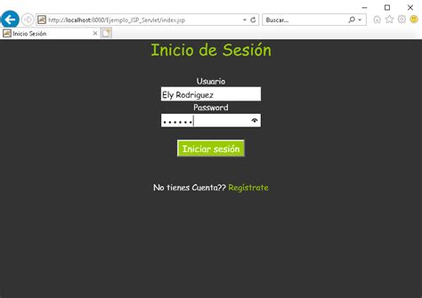 Github Carolinabentrescaejemplo Jsp Servlet Proyecto Java Web Jsp