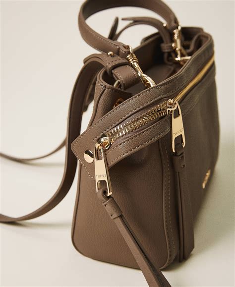 Bolso New Cécile Pequeño De Piel Sintética Mujer Beige Twinset Milano