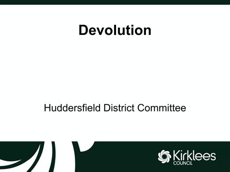 Devolution Ppt