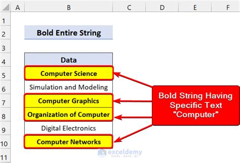 excel vba codes to bold text in a string 5 examples exceldemy
