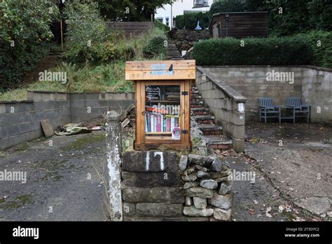 Community Library Reading Books In Suburban Sheffield England Uk Book