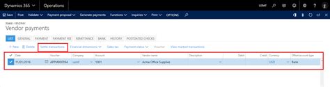 Coding Champ Payment Schedule In Dynamics 365 For Operations