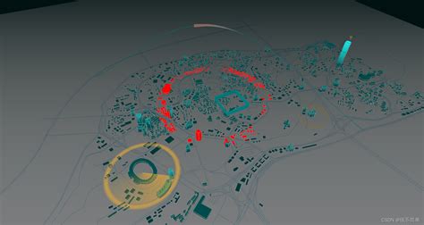 Threejsshader智慧城市特效建筑颜色渐变、飞线、扫光、扫描、光墙、线路、水、道路线条、锥形标、漫游threejs智慧楼宇