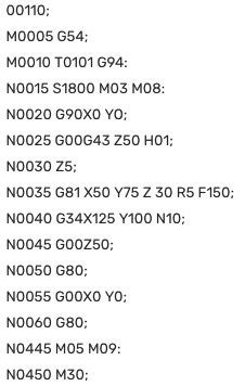 Cnc Freze Programlama Rnekleri Makine E Itimi