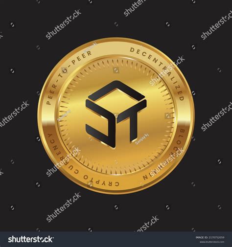 Square Token Squa Cryptocurrency New Logo Stock Vector Royalty Free