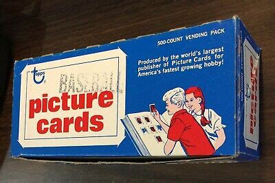 1984 Topps Baseball Vending Box 500 Ct Factory Sealed From A Sealed