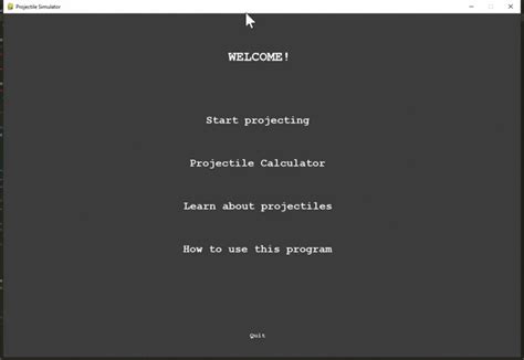 Github S Shan13projectilesimulator Physics Projectile Simulator