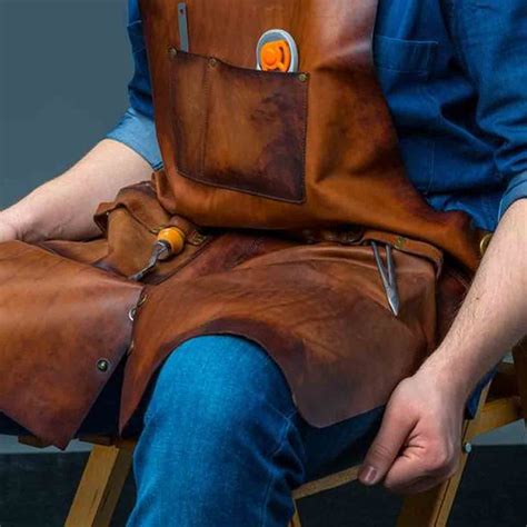 Premium Quality Durable Leather Work Apron For Sale
