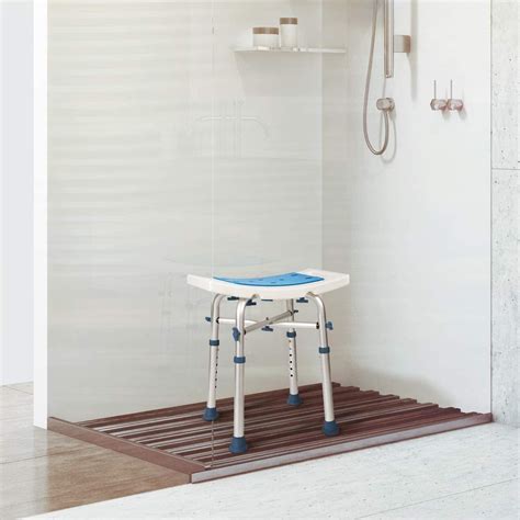 Greenchief Small Shower Chair 500lb Heavy Duty Padded Bath Seat With