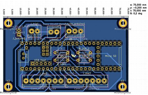 Screenshot Of The Pcb Design Of An In House Developed Breakout Board