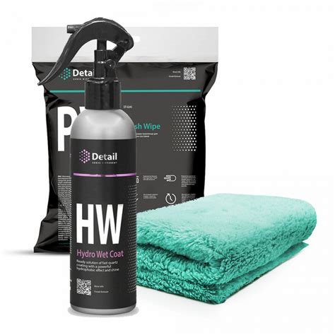 Набор Detail: Кварцевое покрытие HW "Hydro Wet Coat" 250мл ...