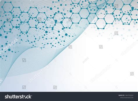 Science Network Pattern Connecting Lines Dots Stock Illustration 1963726324 Shutterstock