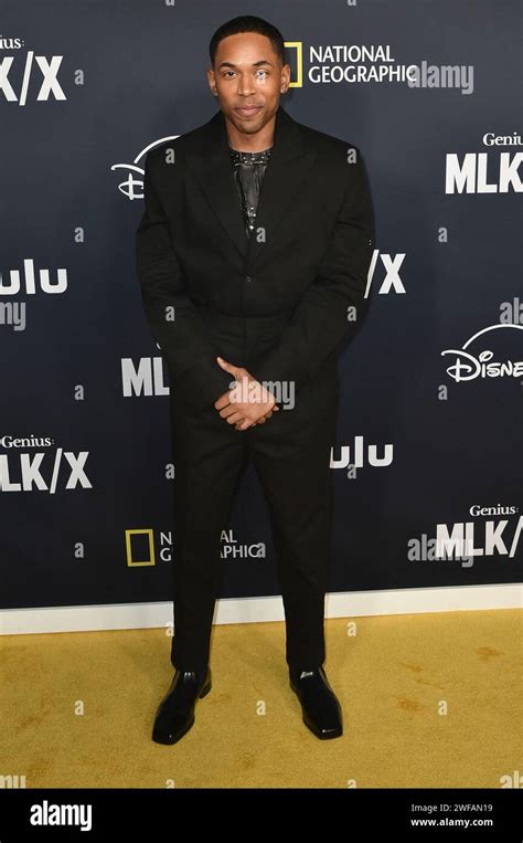 Kelvin Harrison Jr Arrives At The Premiere Of Genius Mlkx On