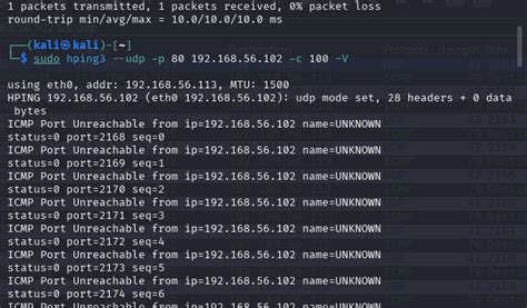 Analyzing Udp Flood Attack In A Simulated Network Environment Using