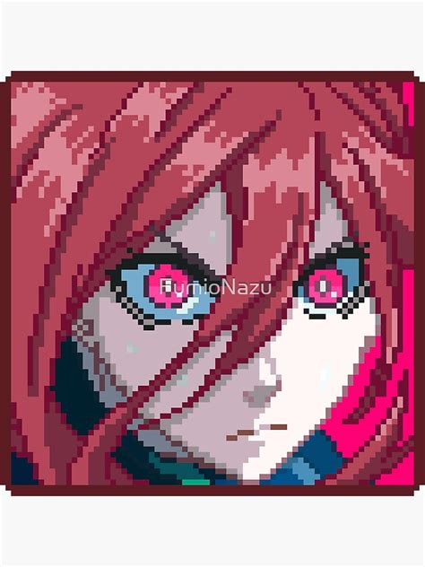 Blue Lock Pixel Chigiri Hyoma Sticker For Sale By Fumionazu Redbubble