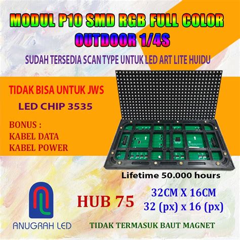 Jual Modul Panel Led P Rgb Scan Smd Outdoor Led Chip