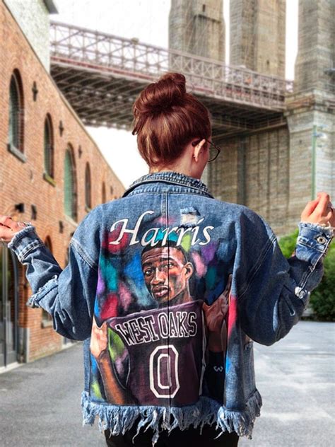Denim Jacket Hand Painted Hot Sale Bellvalefarms