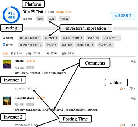 A Sample Investor Comments Page On P2peye Download Scientific Diagram