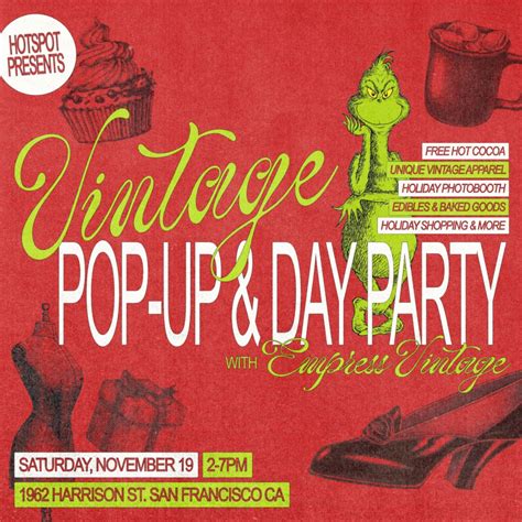 Holiday Pop Up And Day Party With Empress Vintage In San Francisco