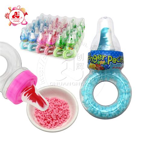 Supply Ring Pacifier Lollipop Candy With Sour Powder Candy Nipple Ring