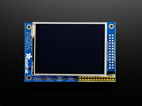 Adafruit Pitft 320x240 28 Tfttouchscreen For Raspberry Pi The Pi Hut