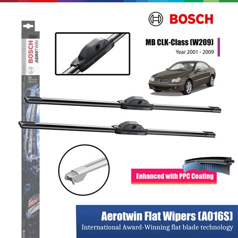 Mercedes Benz CLK Class W209 Year 2001 2009 A016S Bosch Aerotwin Flat