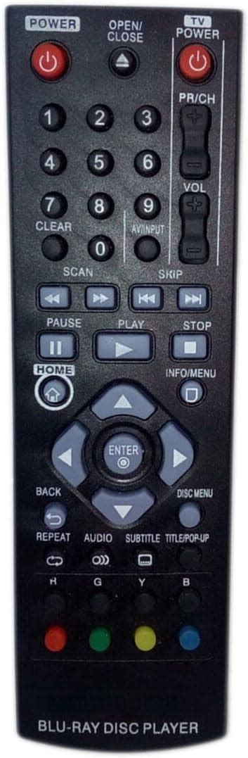 Replaced Remote Control Compatible For LG BP120 AKB73215304 BP220N
