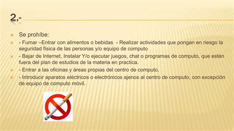 Reglamento Del Centro De Computacion PPT