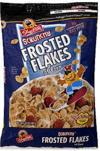 Shoprite Frosted Flakes Cereal 32 Oz Nutrition Information Innit