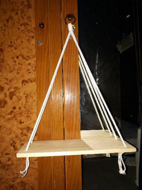 Macrame Ambalan Hiasan Dinding Macrame Hanging Shelf Macrame Rak