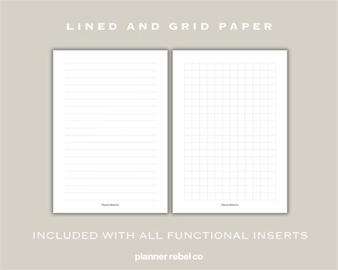 Personal Wide Planner Dashboard Planner Inserts Planning Bundle Girly