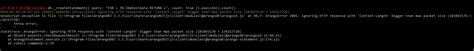 Content Length Bigger Than Max Packet Size In Arangodb Stack Overflow