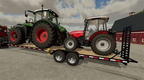Przyczepa z platformą v Farming Simulator Mody FS Mody