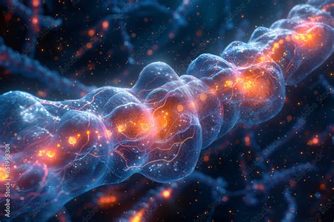 Visualization Of The Pathways Of Sensory Cells In The Spinal Cord
