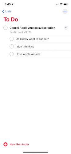 How To Create Reminders Subtasks In IOS And MacOS Make Tech Easier
