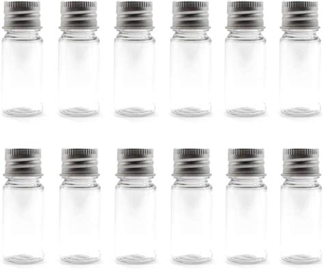 12pcs 10ml20ml Empty Refillable Clear Plastic Bottle With