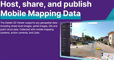 host share and publish mobile mapping data