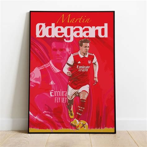 Martin Odegaard Poster Etsy Uk