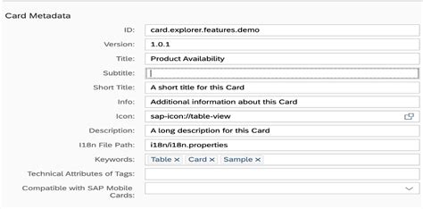 How To Develop UI Integration Cards In A User Frie SAP Community