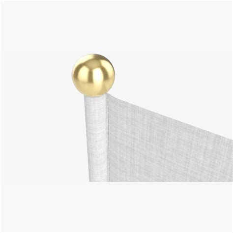 Decorative Small Flag On Flagpole 3d Model Download Decoration On