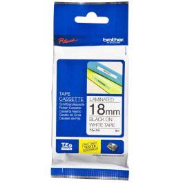 Brother Strong Adhesive Tze Tape Black On White Mm Cabling Dataworld Australia