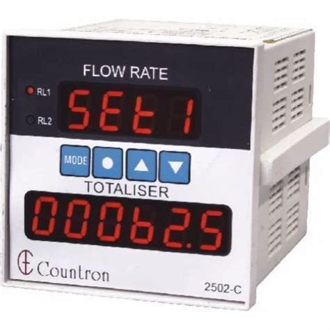 Sylvac Panel Mount Digital Flow Rate Indicator Cum Totalizer For Industrial At Piece In