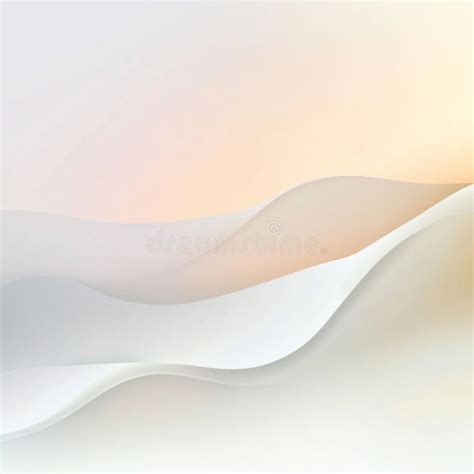 Soft Pastel Gradient Waves And Gentle Curves On Light Beige Background