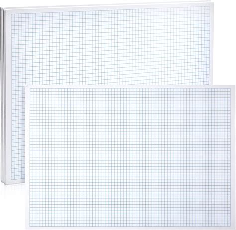 Teling 3 Pads Engineering Graph Paper 17″x11″ Grid Paper 14 Grid Graph Paper Pad 100 Gsm