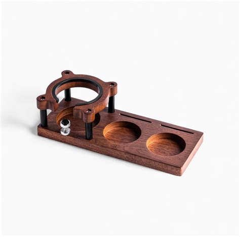Sapele Wood Espresso Tamper Holder Lastaforest